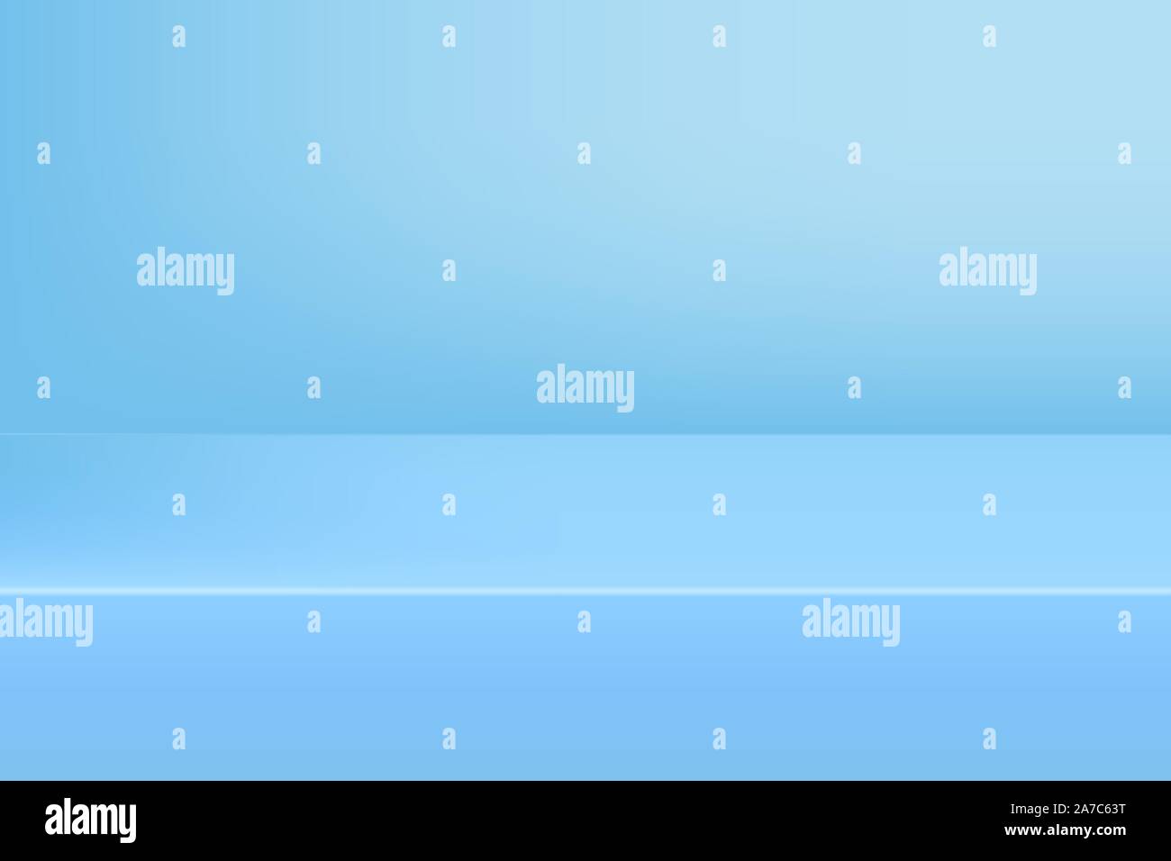 Empty studio blue background for product display with copy space ...