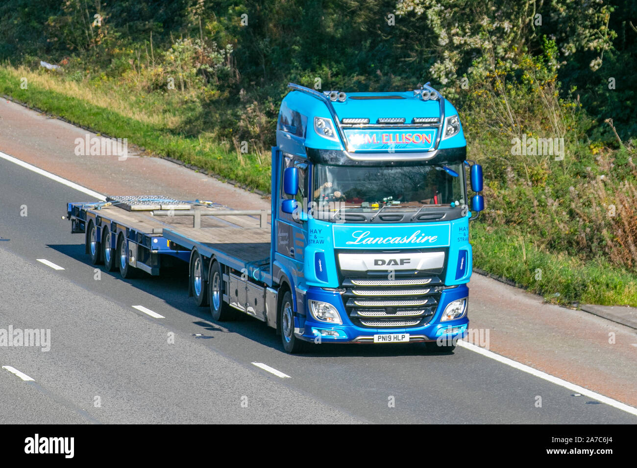 W M Ellison Lancashire; Haulage delivery trucks, lorry, transportation ...