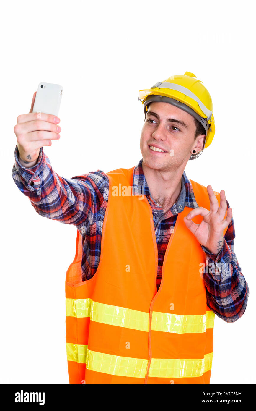 Construction selfie hi-res stock photography and images - Alamy