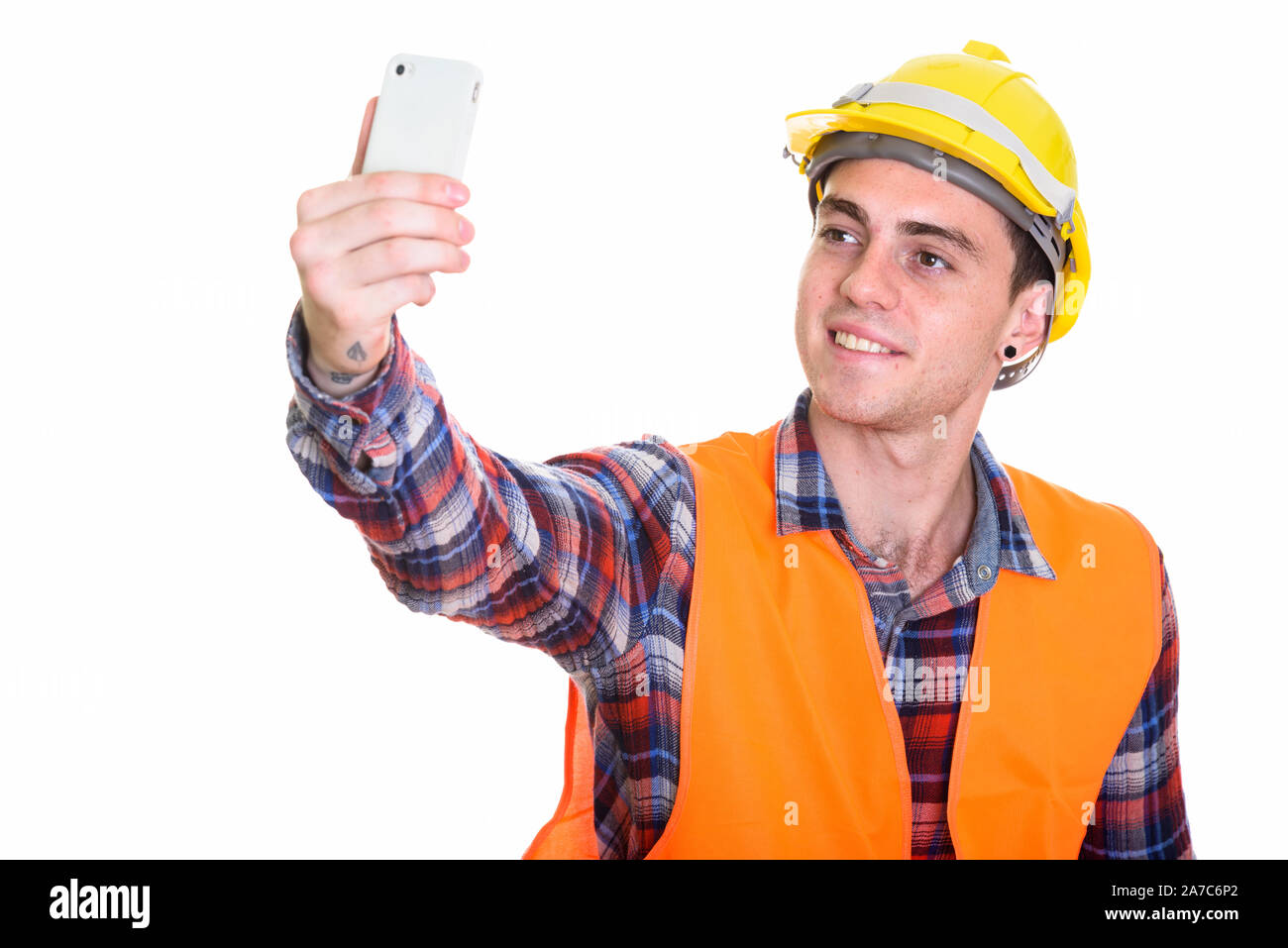 Construction selfie hi-res stock photography and images - Alamy