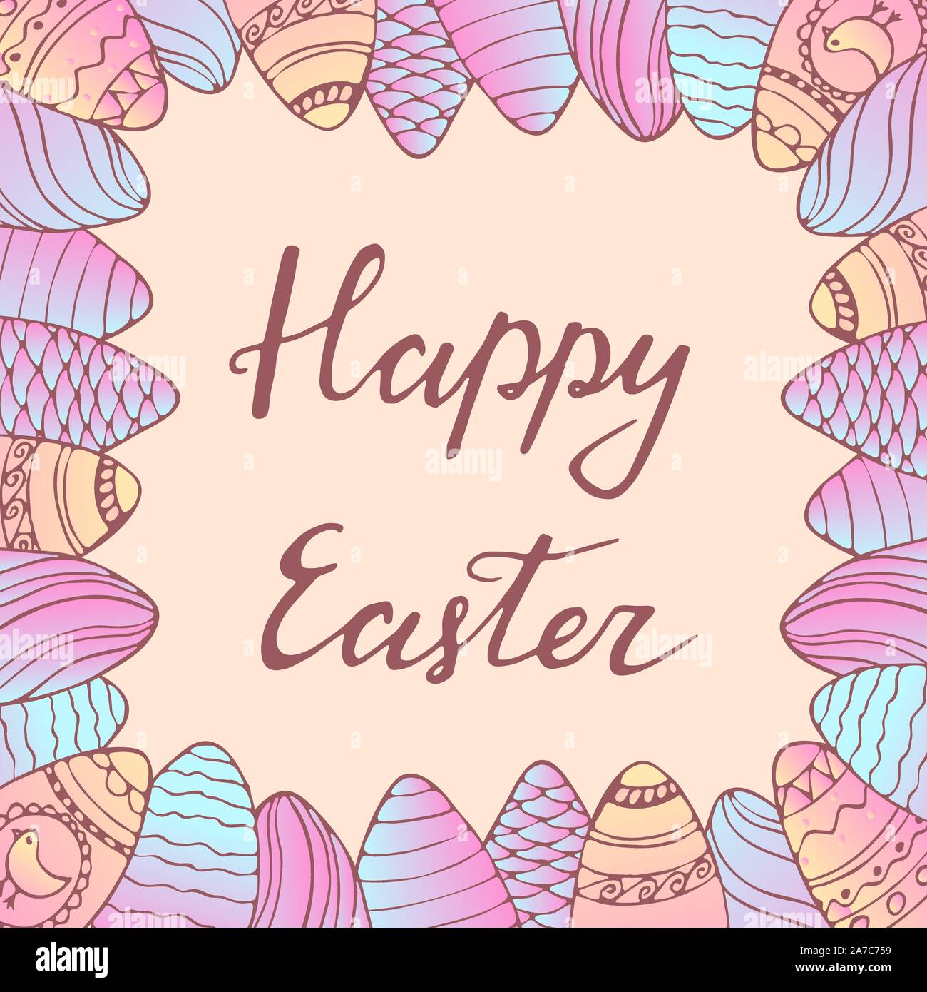 Easter greetings vector vectors hi-res stock photography and images - Alamy
