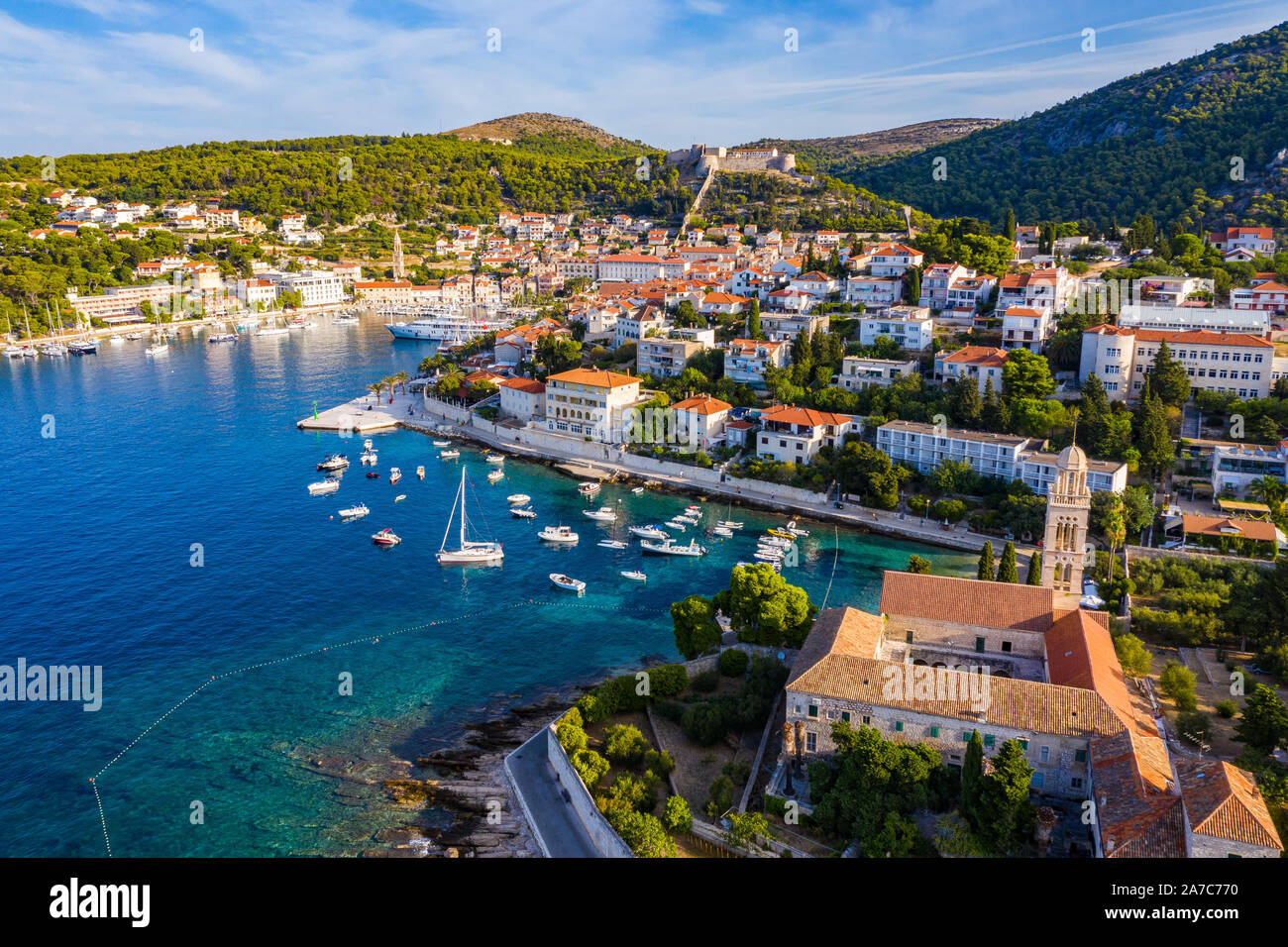 Town Hvar, on island Hvar Croatia Stock Photo - Alamy