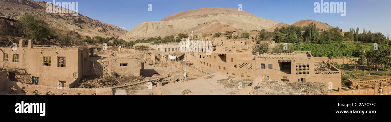 located along the Tuyugou Valley, and part of the Turpan Depression ...