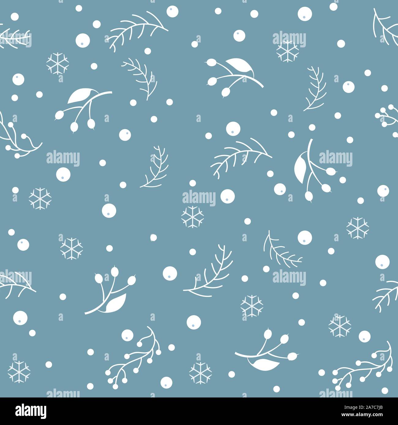 Winter subtle Seamless Background. Vector Illustration Stock Vector ...