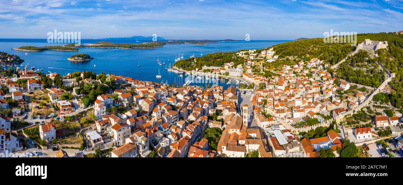 Town Hvar, on island Hvar Croatia Stock Photo - Alamy
