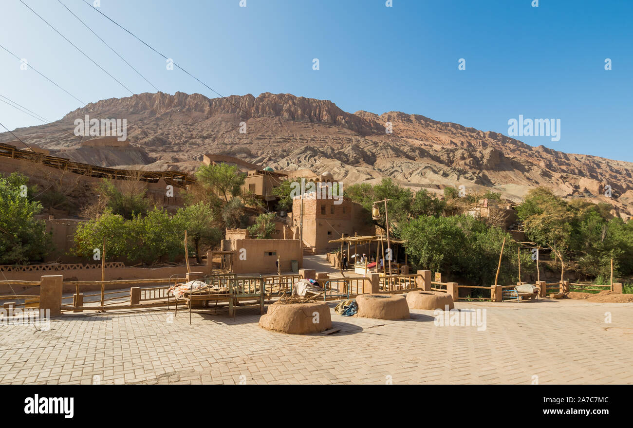 located along the Tuyugou Valley, and part of the Turpan Depression ...