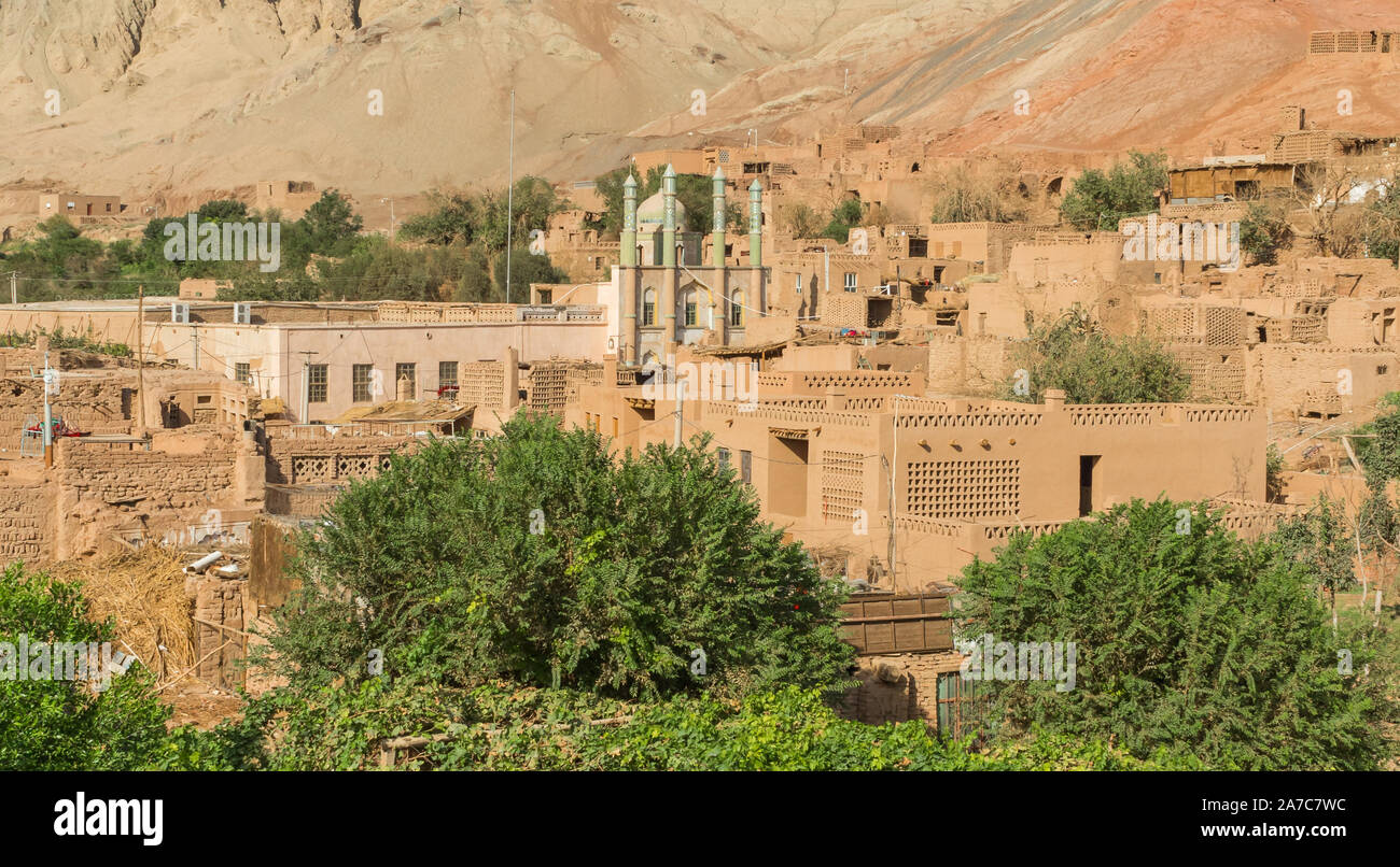 located along the Tuyugou Valley, and part of the Turpan Depression ...