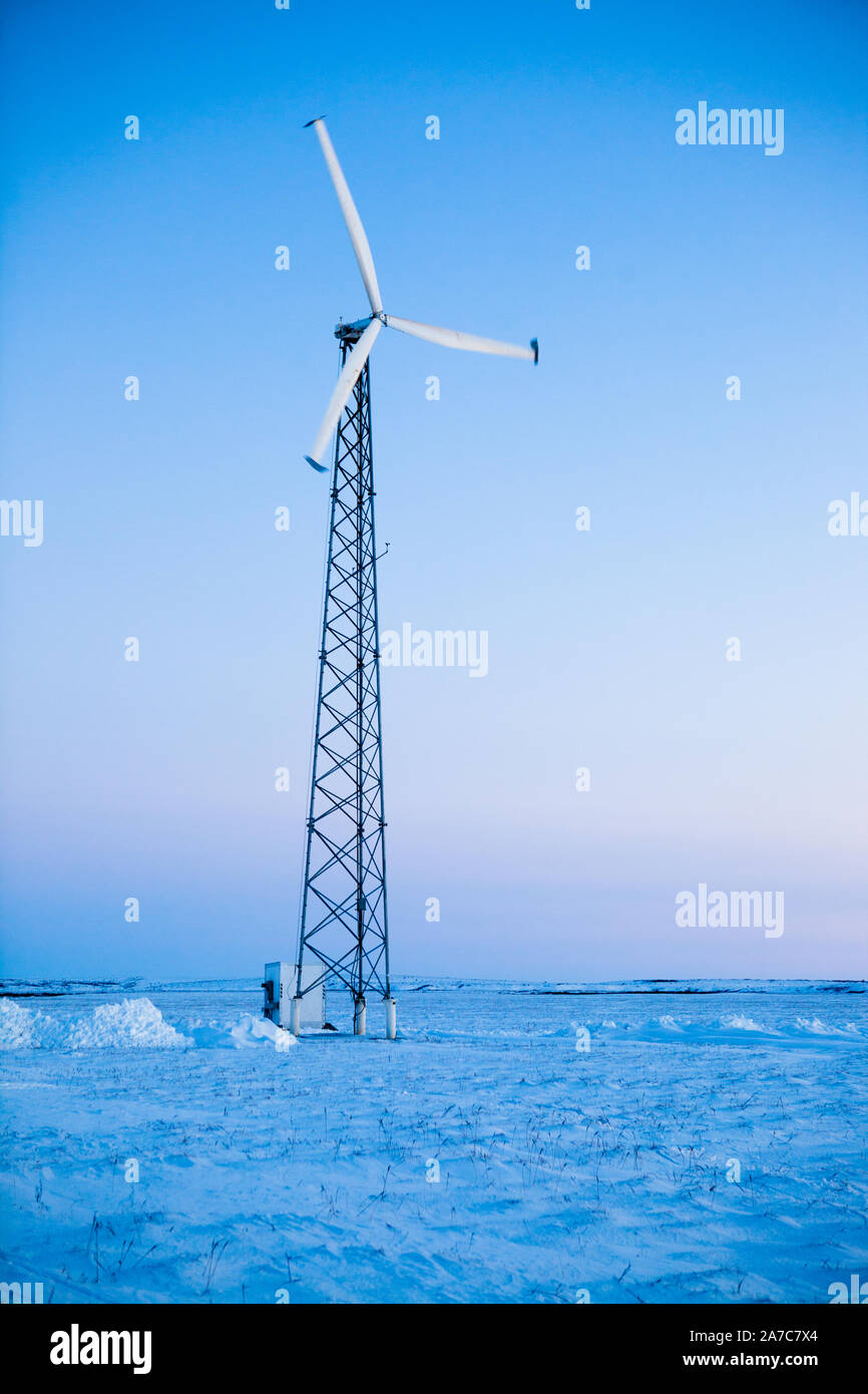 Wind turbine sunset pink hi-res stock photography and images - Alamy