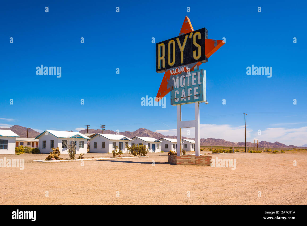 Historic hotel sign old route 66 hi-res stock photography and images ...