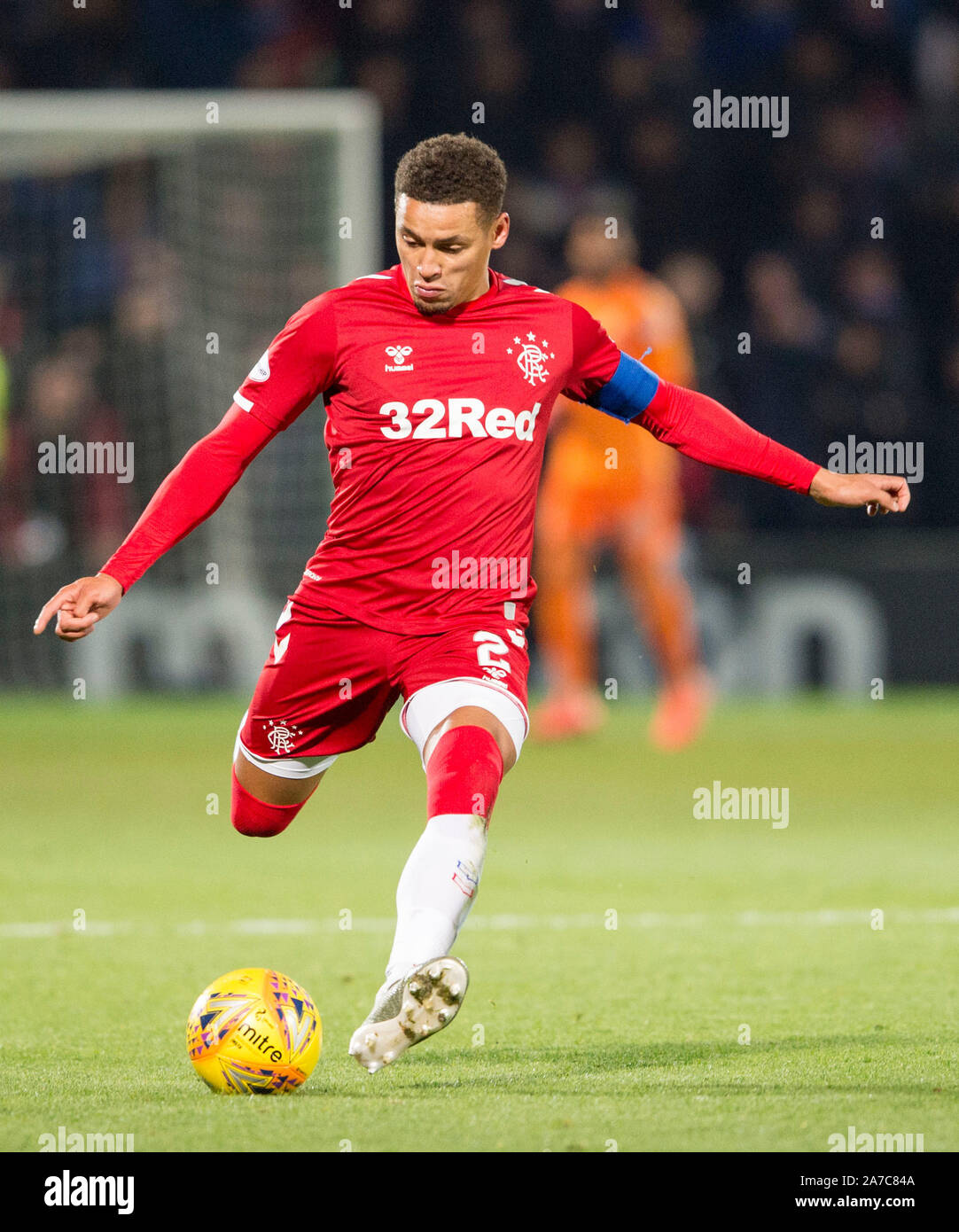 Rangers James Tavernier during the Ladbrokes Scottish Premiership match ...