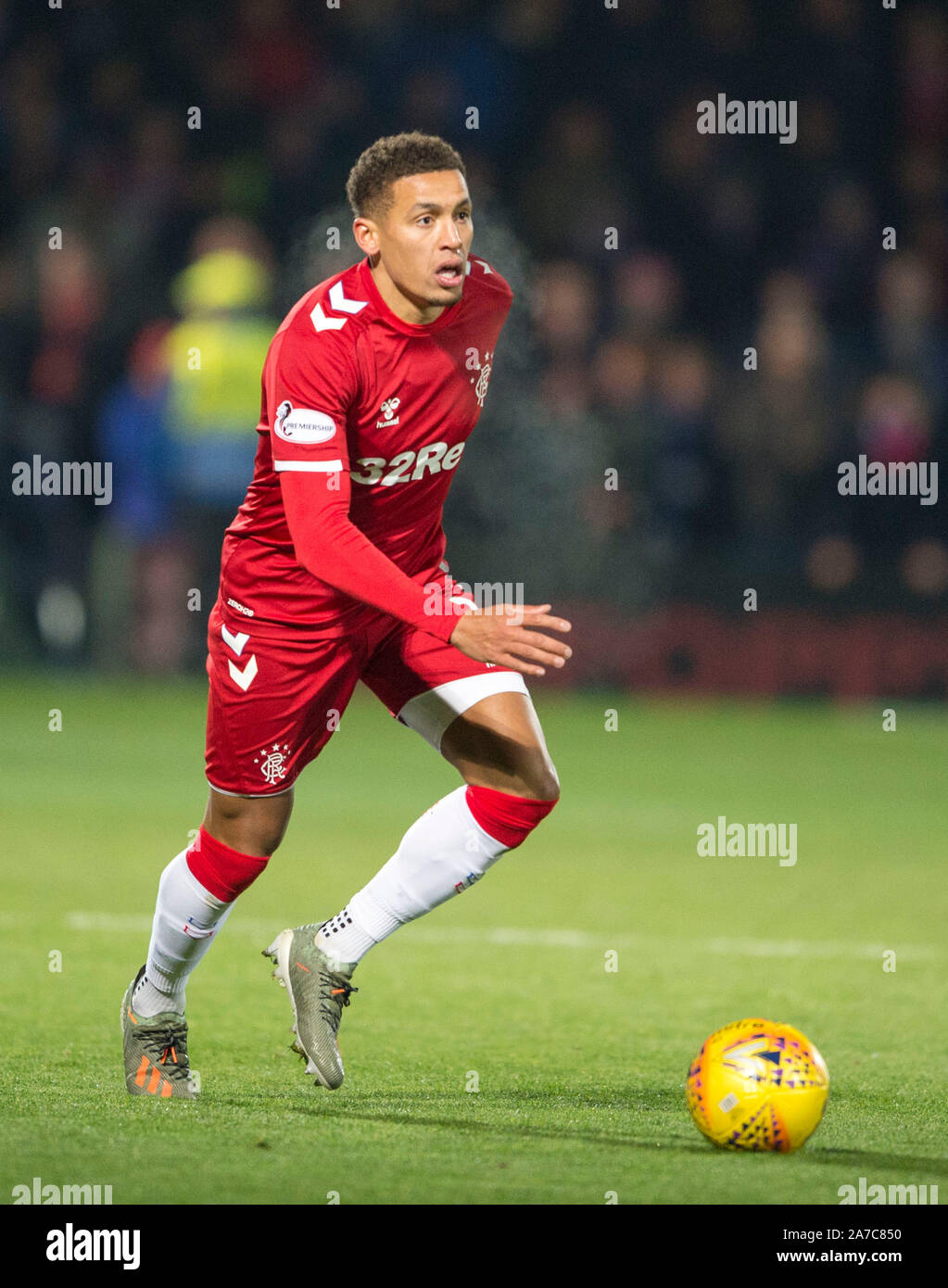 Rangers James Tavernier during the Ladbrokes Scottish Premiership match ...