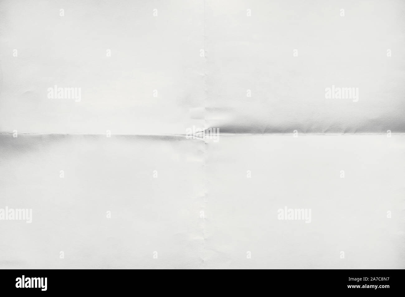 Close-up of old empty letter folded in four, texture background Stock ...