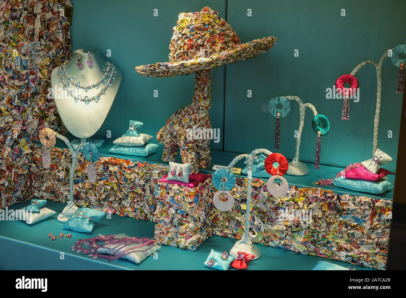Attractive Window display, Vienna Stock Photo - Alamy