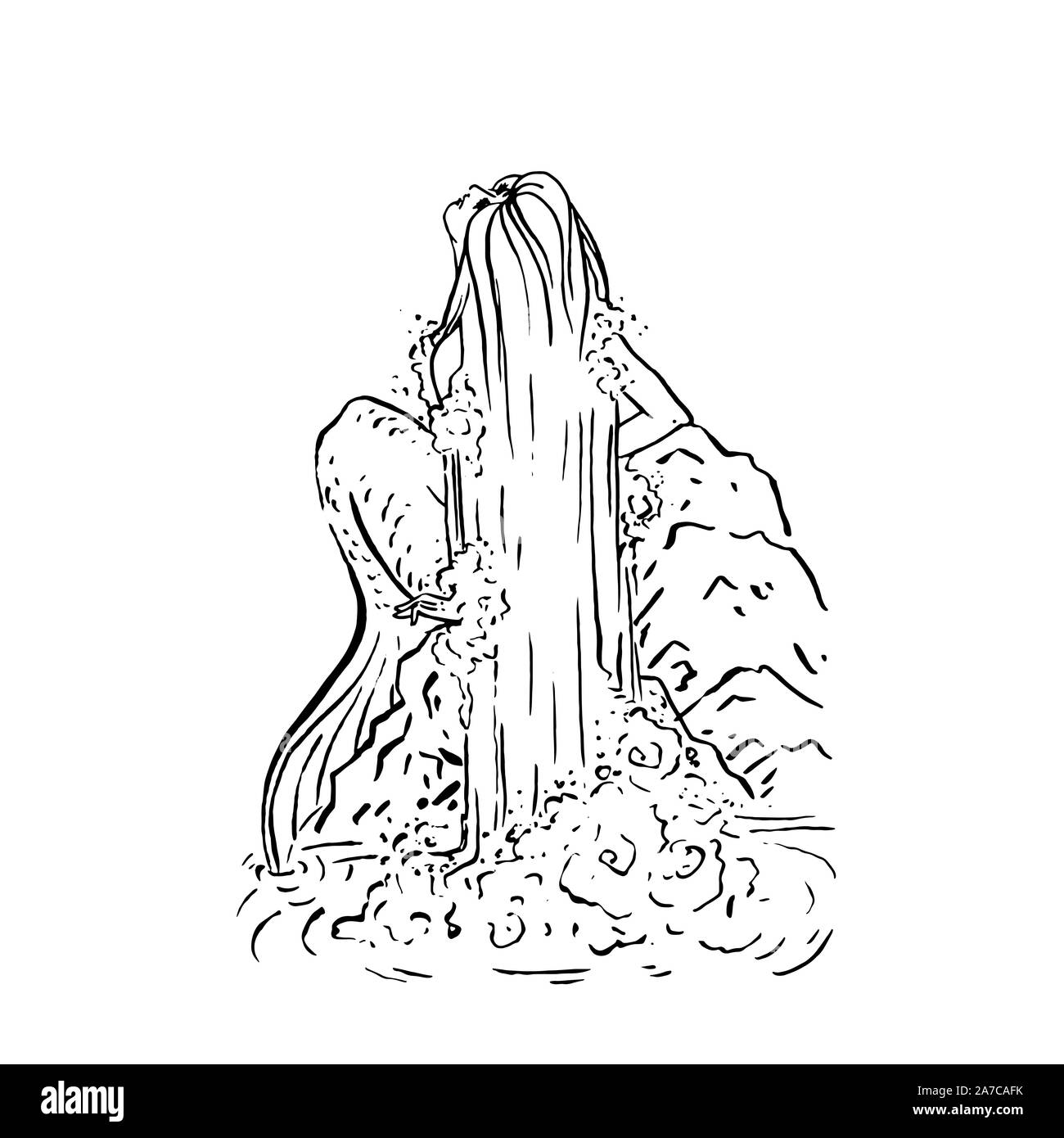 Nymph Stock Vector Images - Alamy