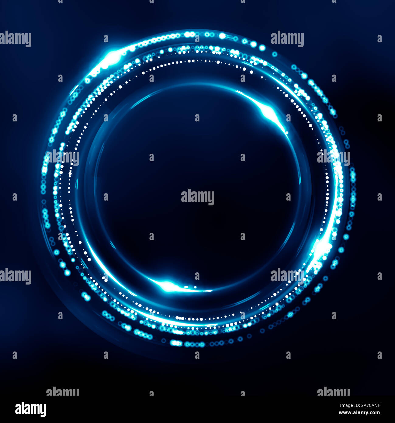 Fantastic abstract black space background. 3d illustration, 3d ...