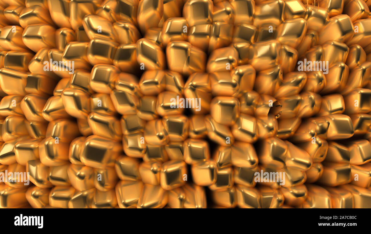 Gold background. 3d rendering 3d illustration Stock Photo - Alamy