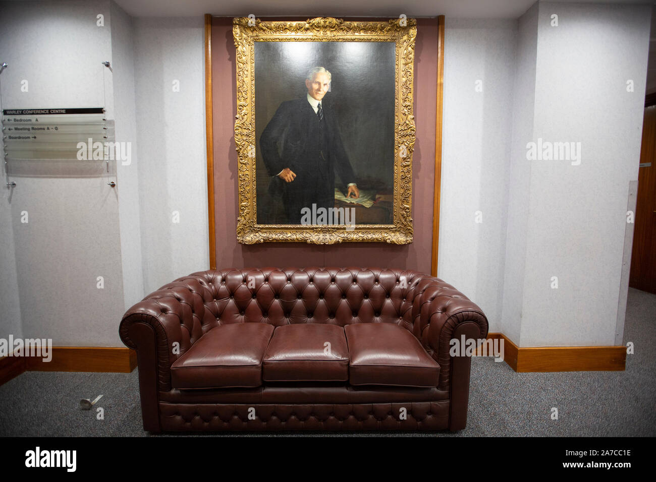 The near empty offices at car giant Ford UK Warley headquarters in ...