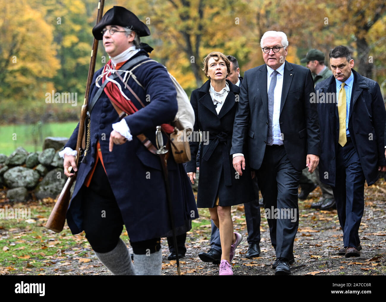 Boston, USA. 31st Oct, 2019. Federal President Frank-Walter Steinmeier ...