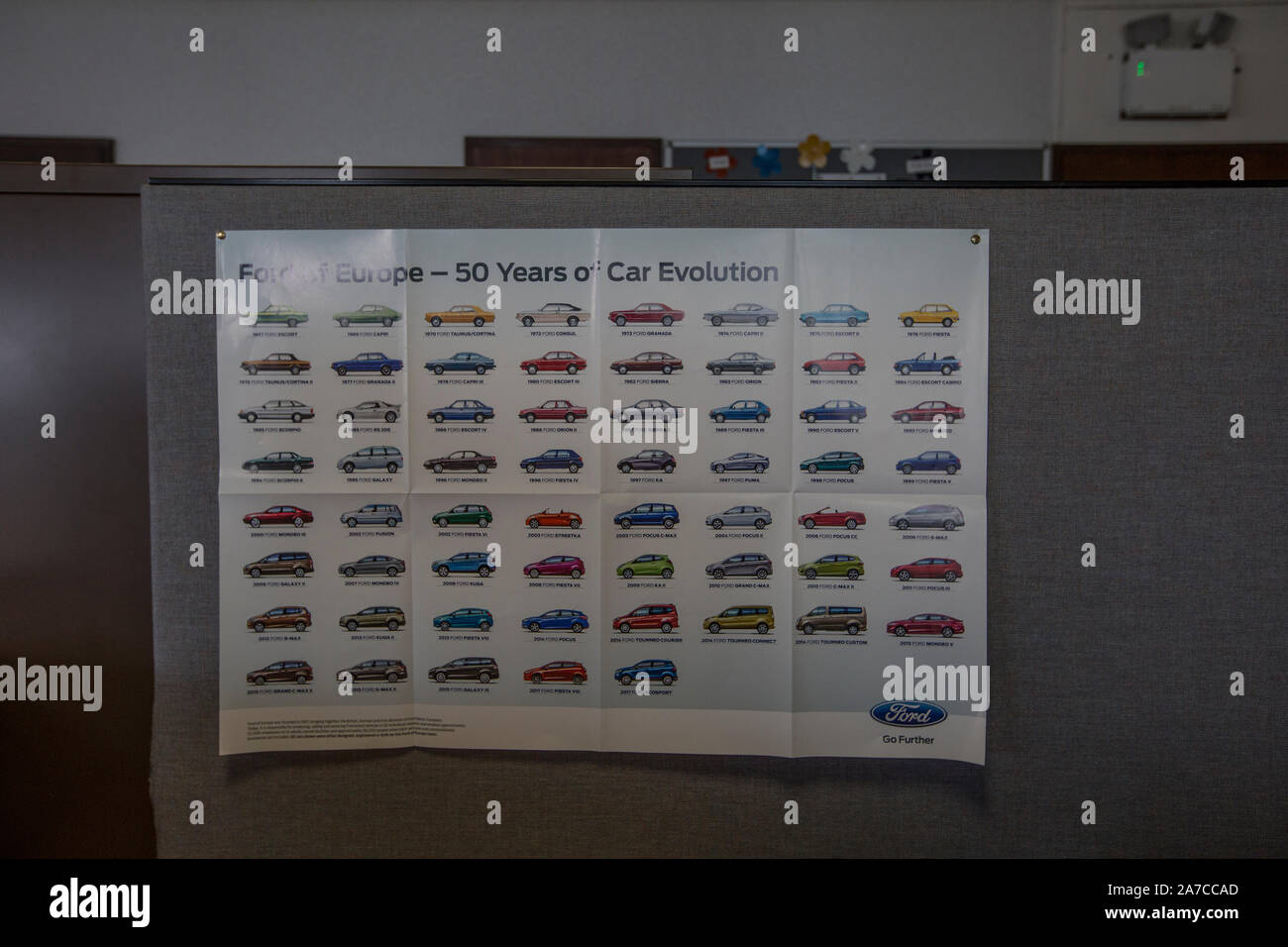 The near empty offices at car giant Ford UK Warley headquarters in ...