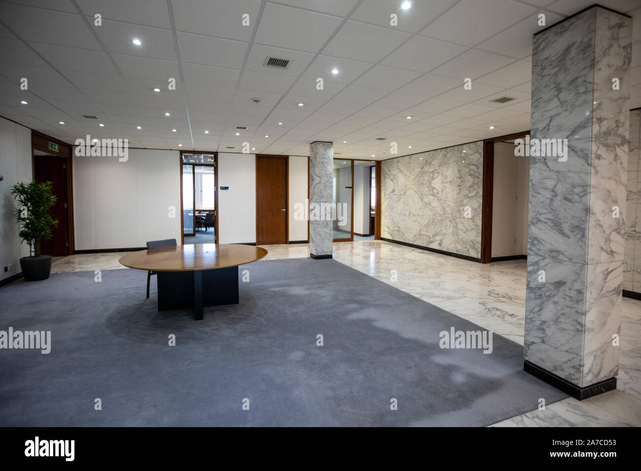 The near empty offices at car giant Ford UK Warley headquarters in ...