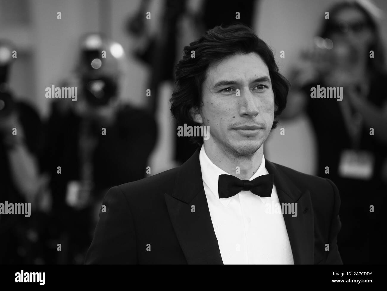 VENICE, ITALY - AUGUST 29,2019: Adam Driver walks the red carpet ahead ...