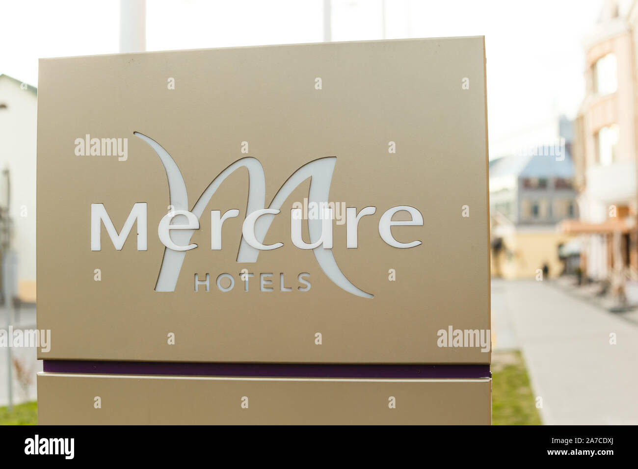 Mercure logo hi-res stock photography and images - Alamy