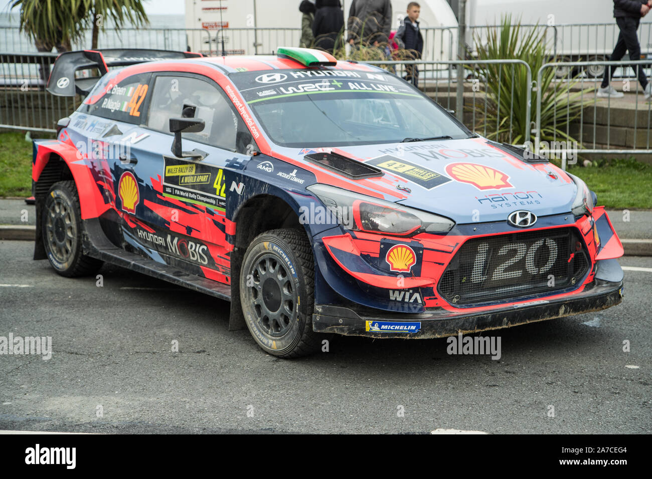 Hyundai Shell Mobis World Rally Team i20 WRC World Rally car at the ...