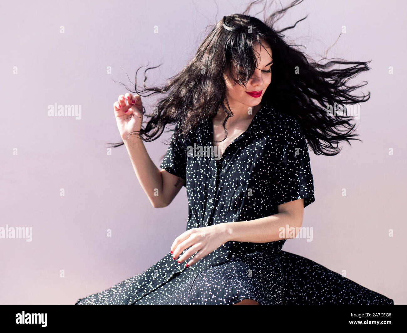 Twirling girl hi-res stock photography and images - Alamy