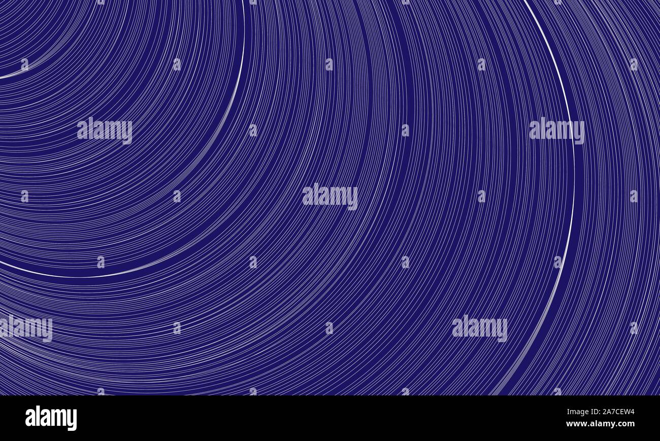 Abstract blue background with lines and circles. Vector illustration ...