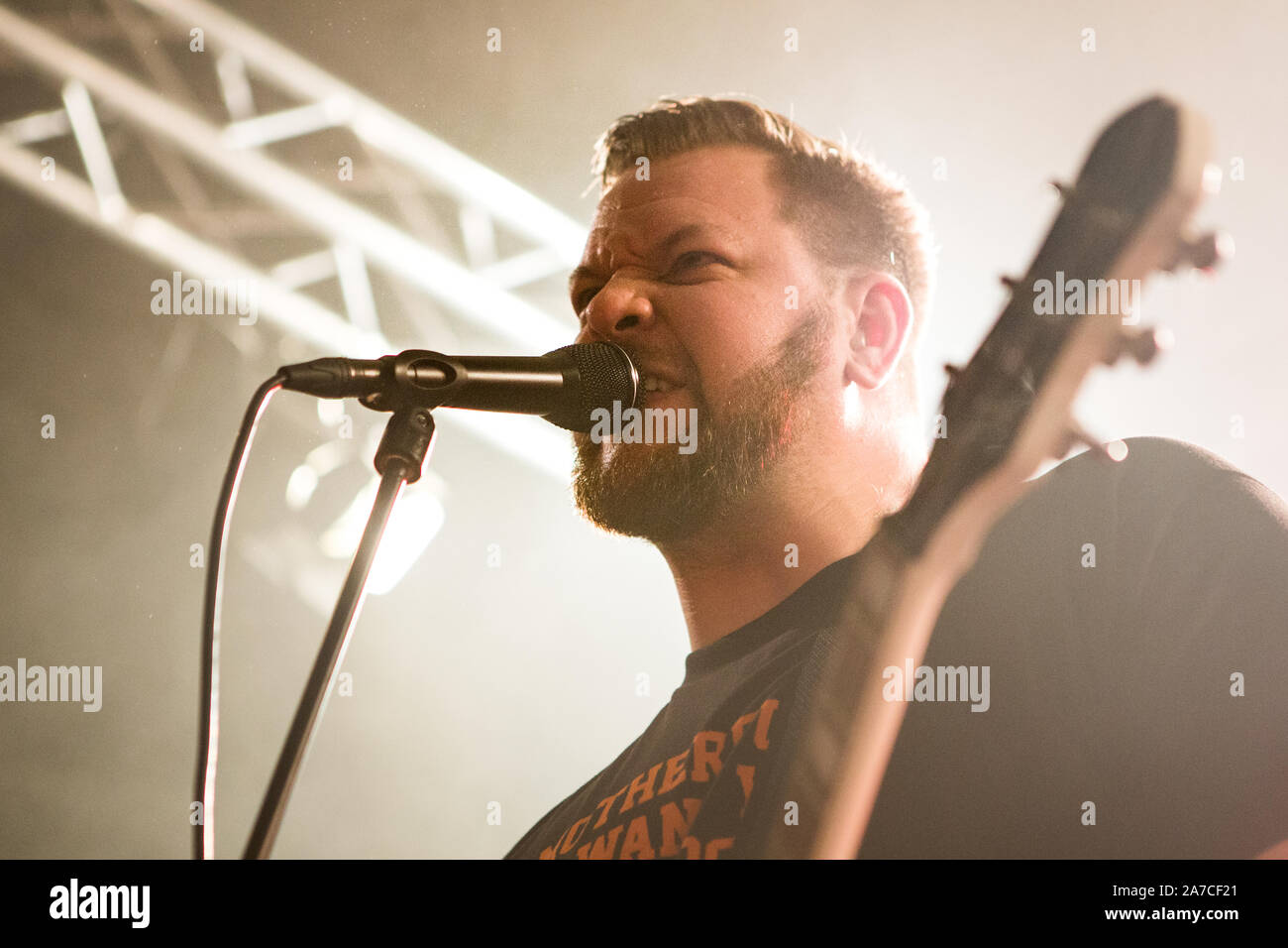 Oslo, Norway. 31st Oct, 2019. The Norwegian rock band Bokassa performs ...