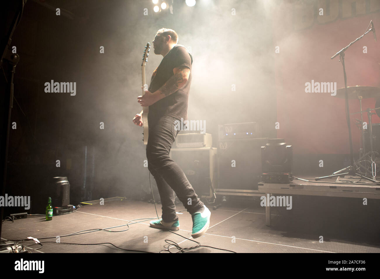 Oslo, Norway. 31st Oct, 2019. The Norwegian rock band Bokassa performs ...