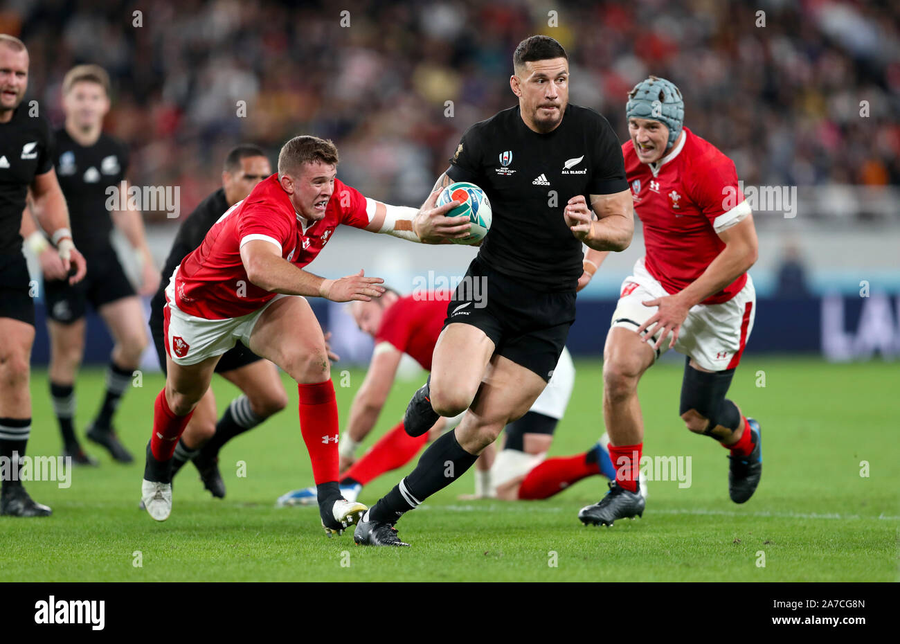 New Zealand's Sonny Bill Williams in action during the 2019 Rugby World ...
