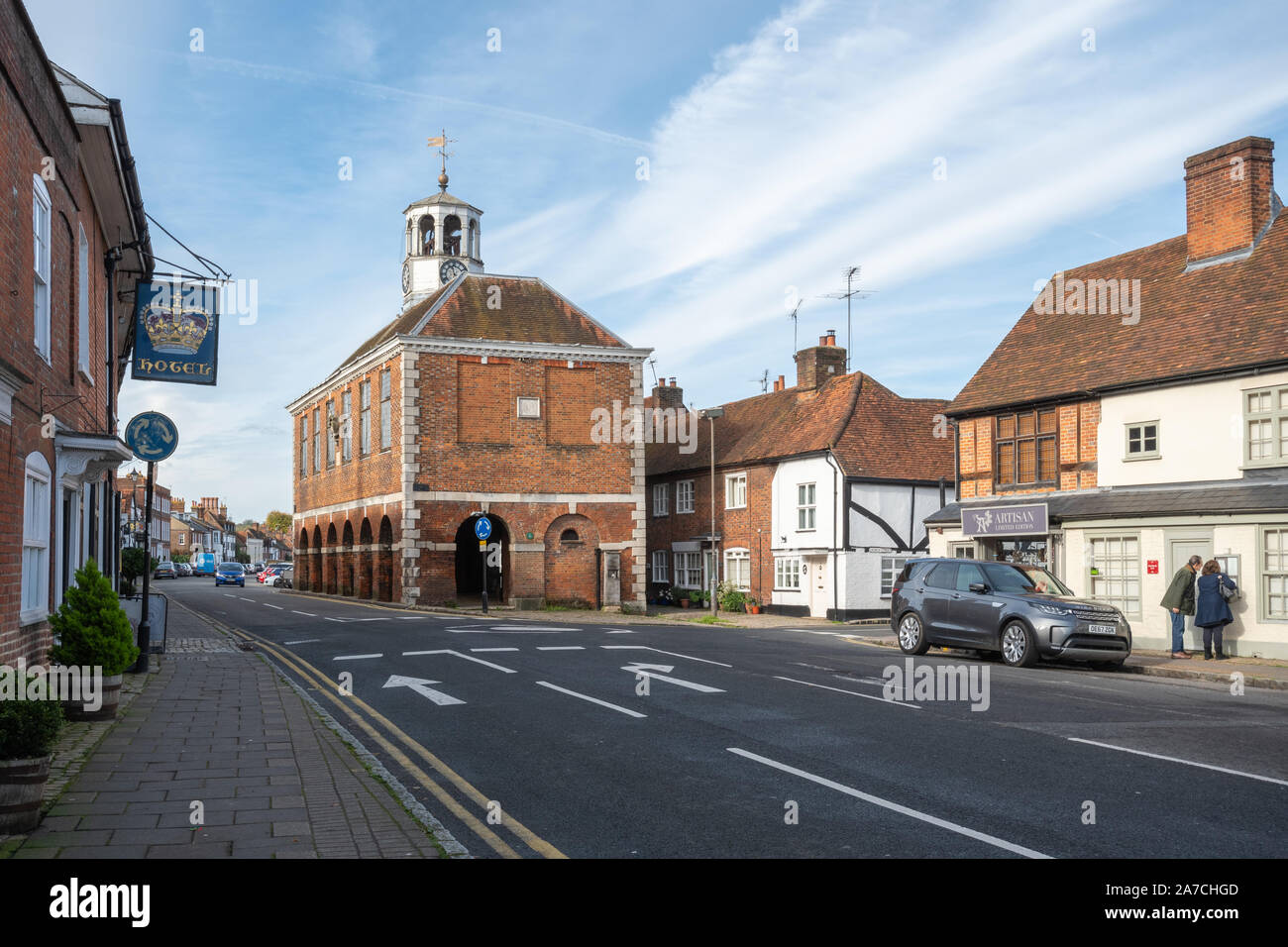 Old Amersham High Street Buckinghamshire High Resolution Stock ...