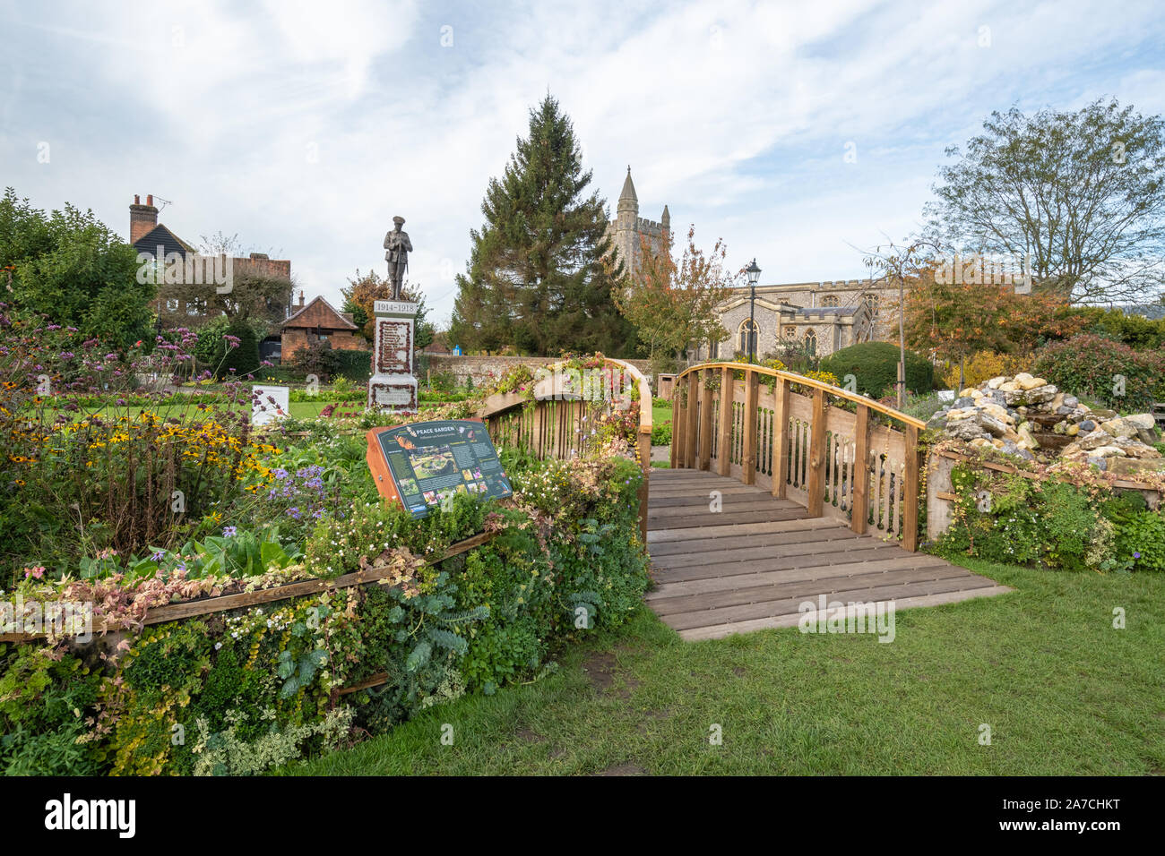 Amersham Garden of Remembrance (memorial gardens) in Amersham Old Town ...