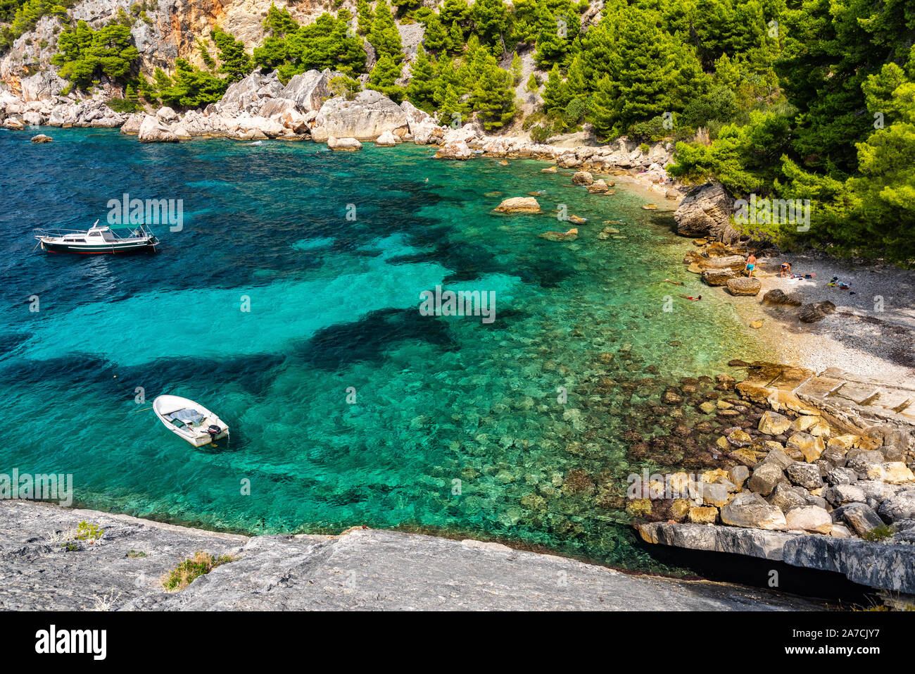 Milna, island Hvar, Croatia Stock Photo - Alamy