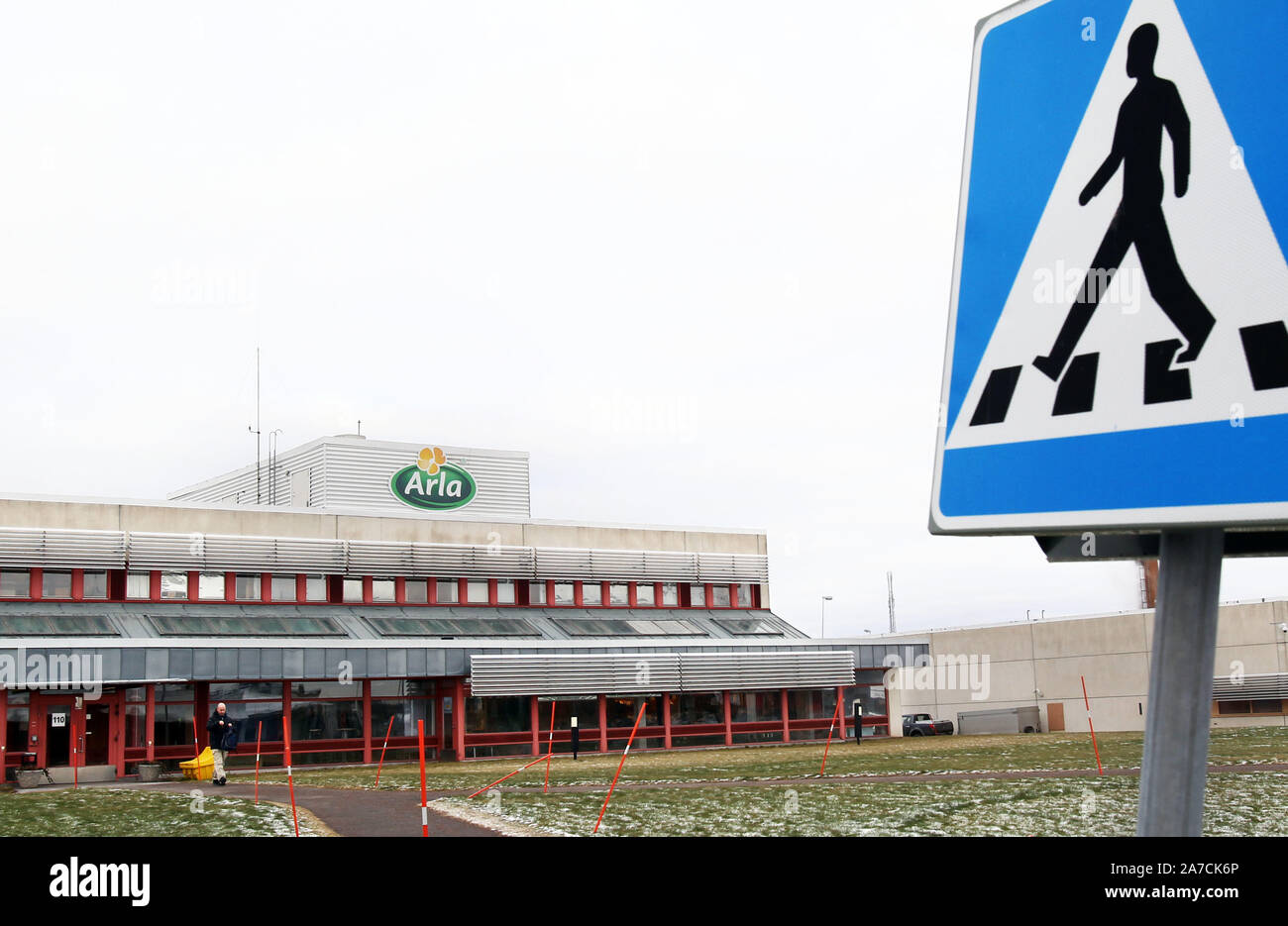 Arla dairy, linköping, Sweden. Photo Jeppe Gustafsson Stock Photo - Alamy