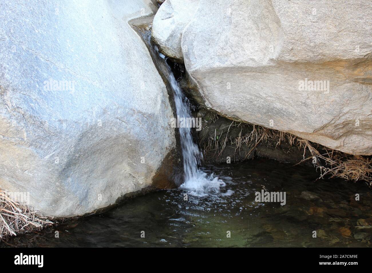 Rare waterfalls in the Colorado Desert, this one feeding Palm Canyon ...
