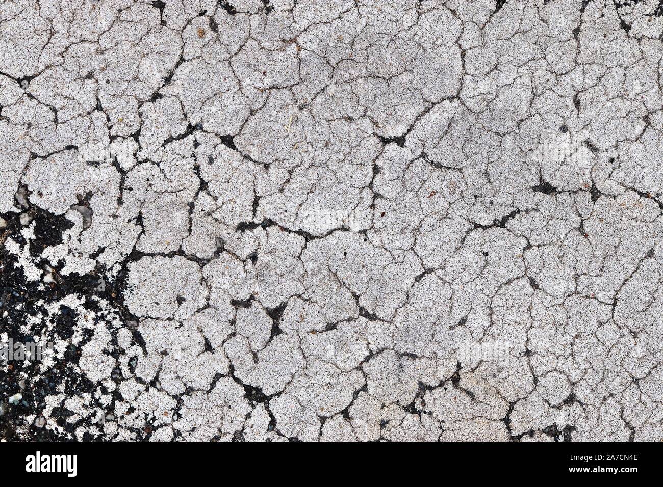 Detailed close up view on concrete floor and pavement textures with ...