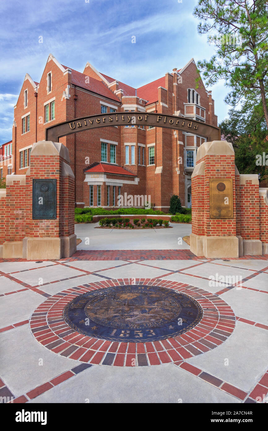 Uf entrance sign hi-res stock photography and images - Alamy