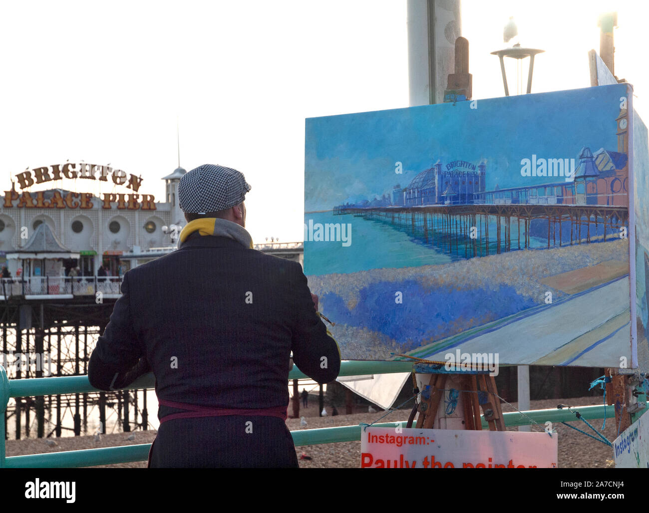 Brighton seafront art hi-res stock photography and images - Alamy
