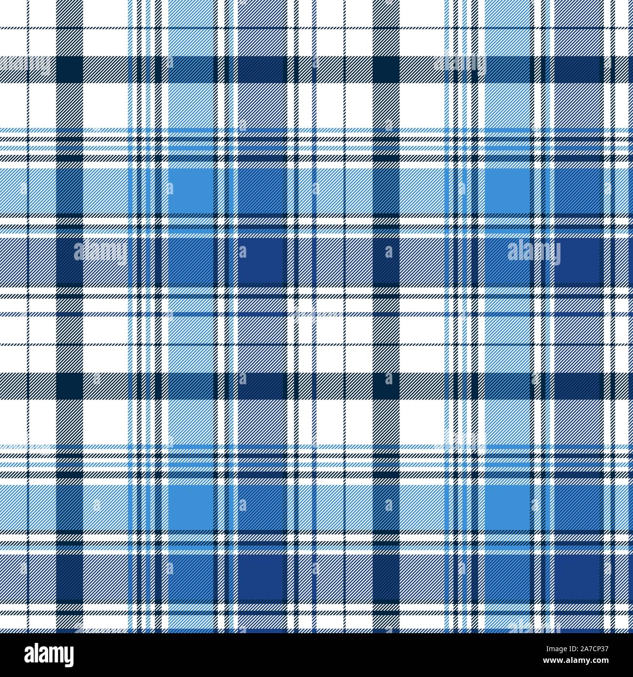 Blue diagonal abstract plaid seamless pattern. Vector illustration ...