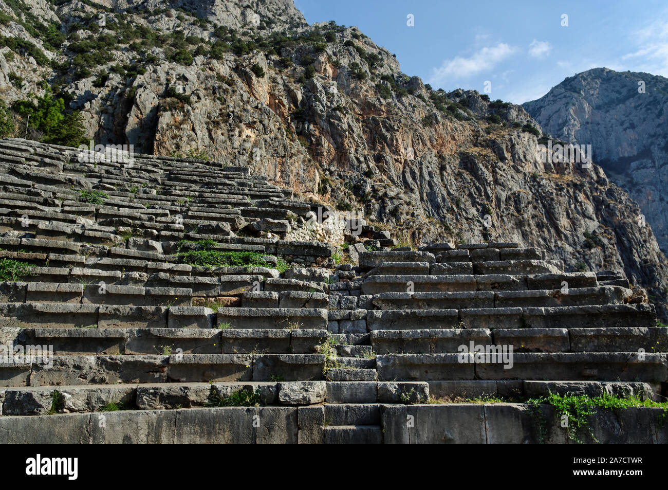 Ancient stadium delfi archaeological site hi-res stock photography and ...
