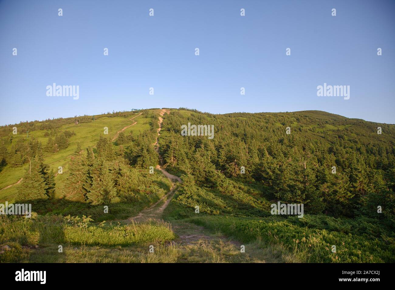 Hill Pilsko on the Poland side Stock Photo - Alamy