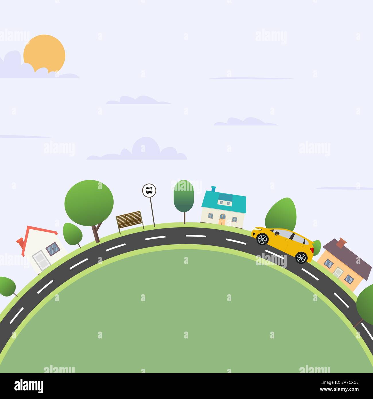 Life pathway Stock Vector Images - Alamy