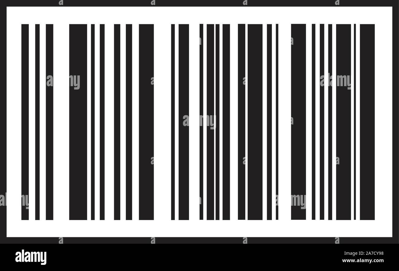 barcode icon on white background. Black bar code icon for your web site ...