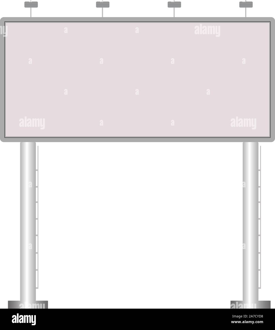 Business white big billboard for advertising, commercial, advertisement ...