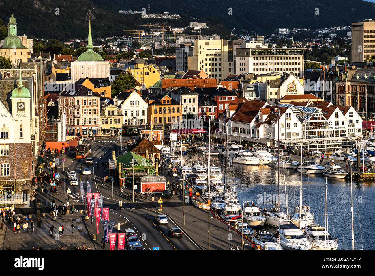Norway. Norvegia. Bergen. Seafront Stock Photo - Alamy