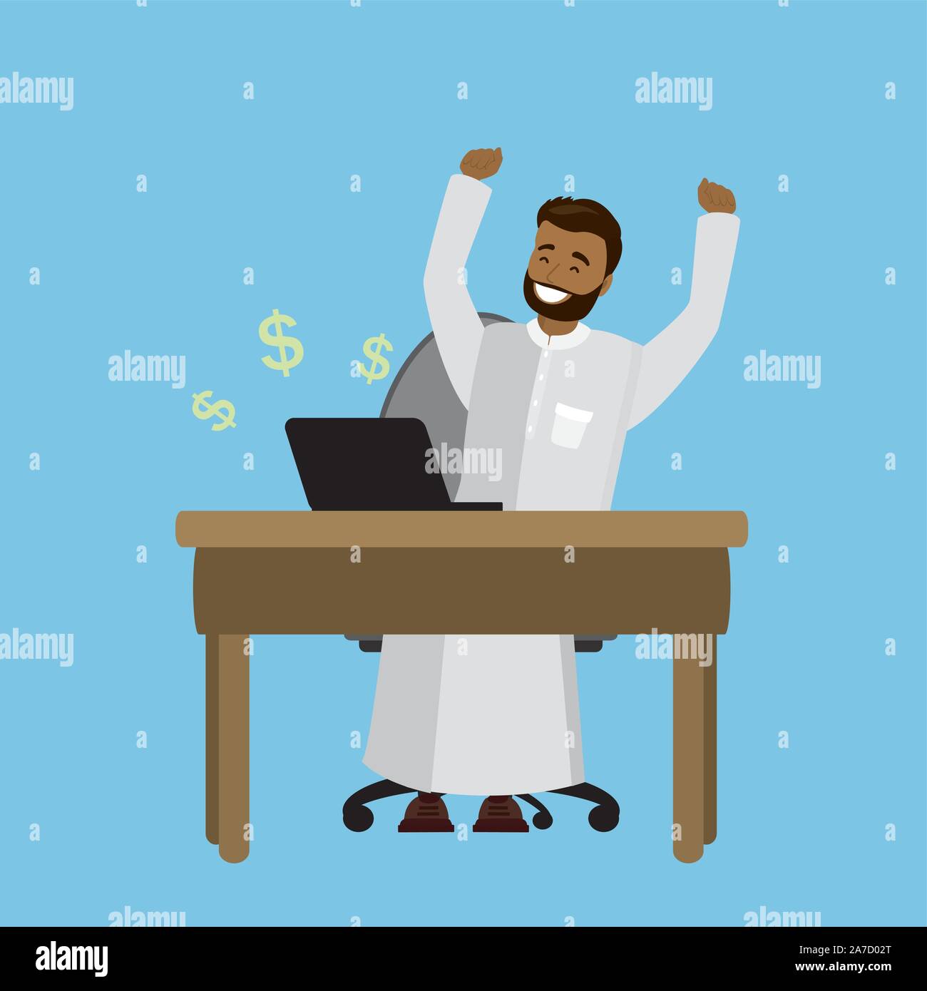 Arabic document computer Stock Vector Images - Alamy