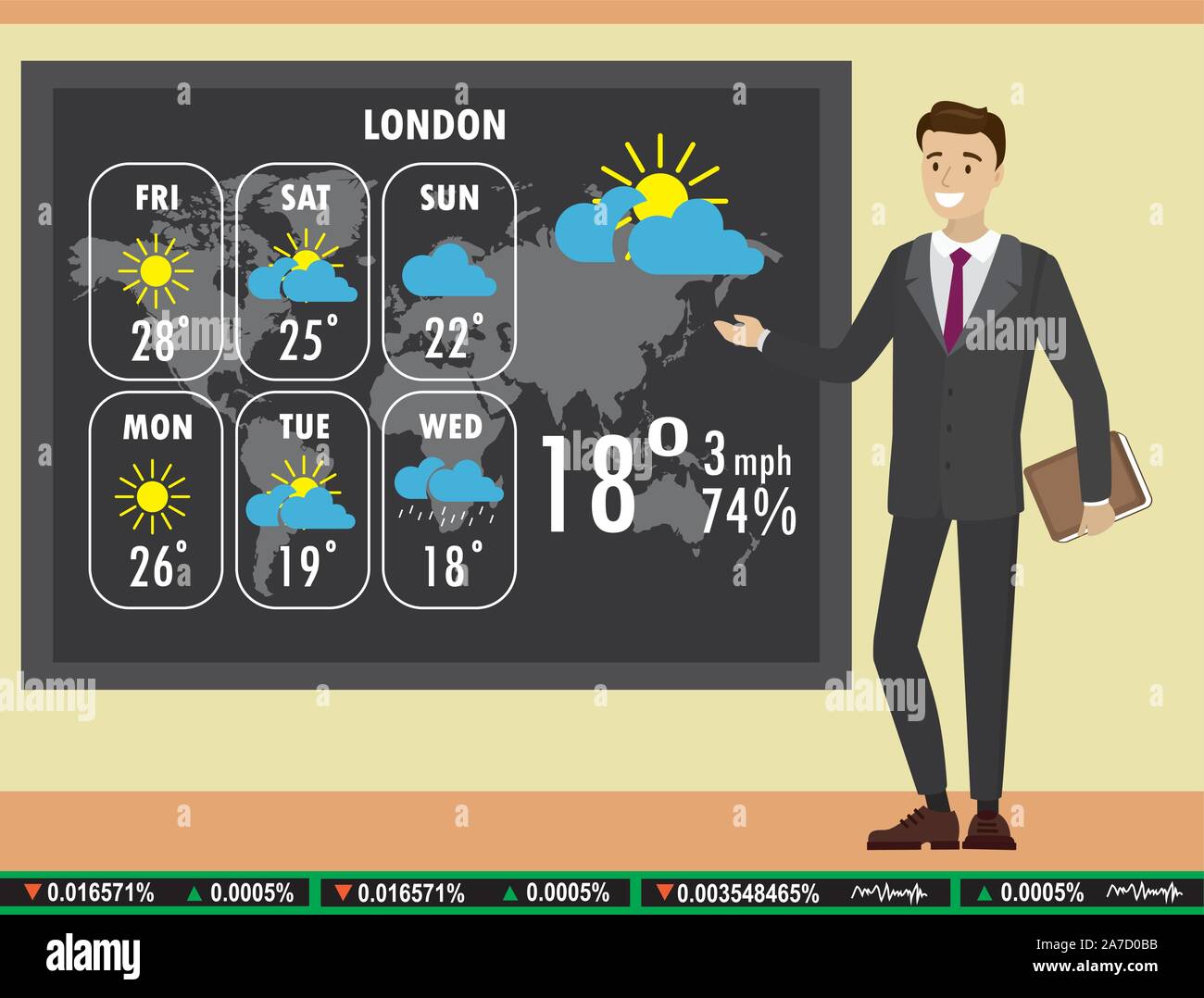 Meteorologist Cartoon
