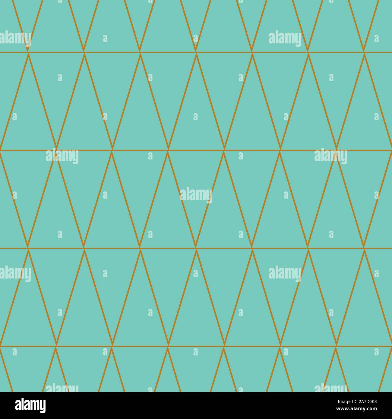 seamless vector pattern with golden linear triangular pattern on an ...